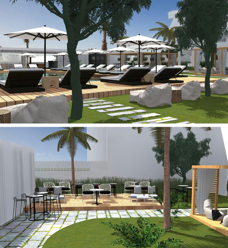 Refreshment of Pool area and rooms Annex Building ex Kriamos Blue ...